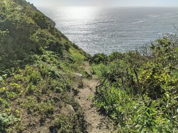 Hiking Ragged Point Trail Near Big Sur, California
